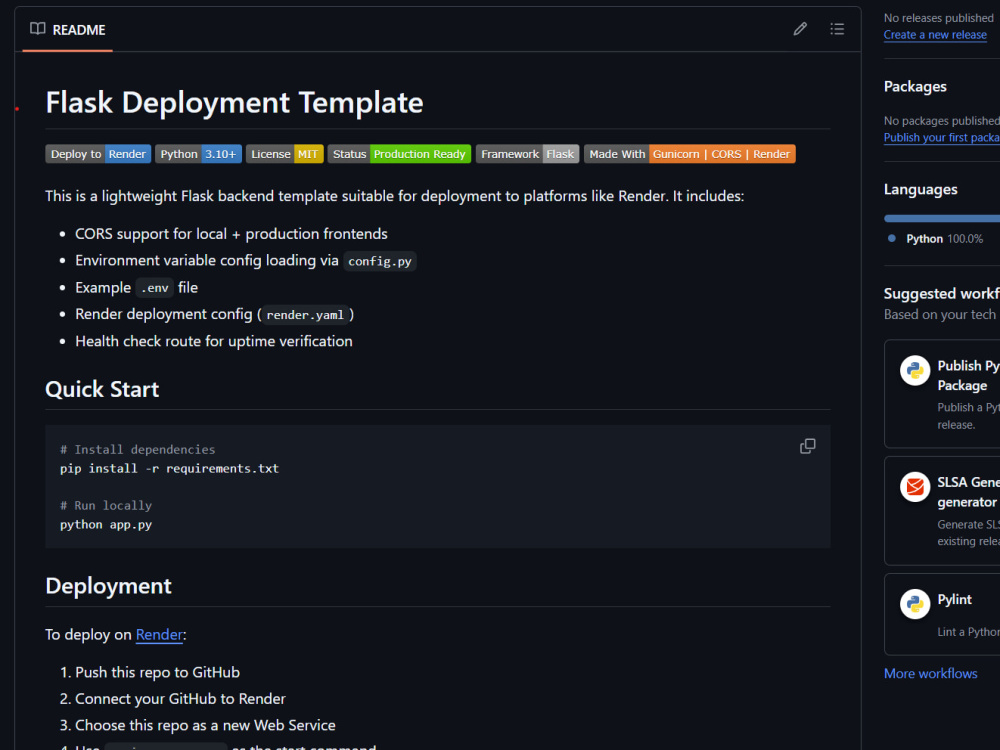 Deploy Your Flask API to Render with Config (CORS, ENV, Gunicorn) | Upwork