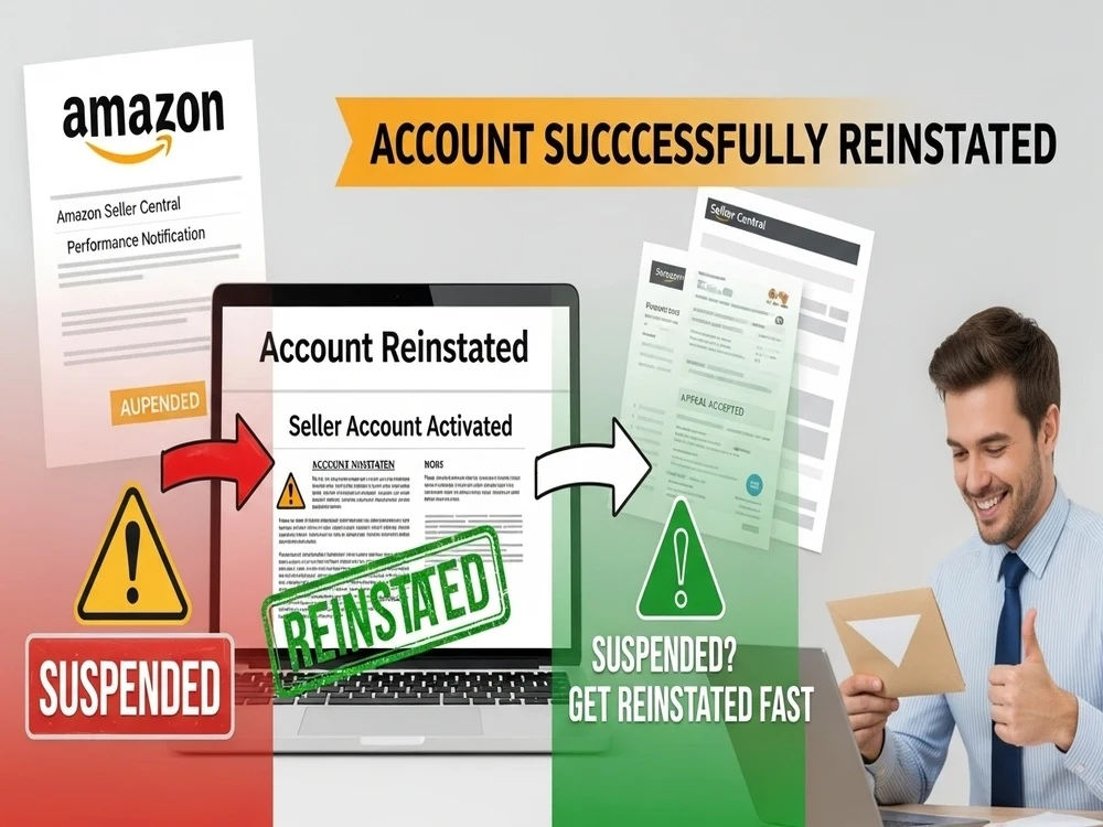 Amazon deactivated/suspended account reinstated | Upwork