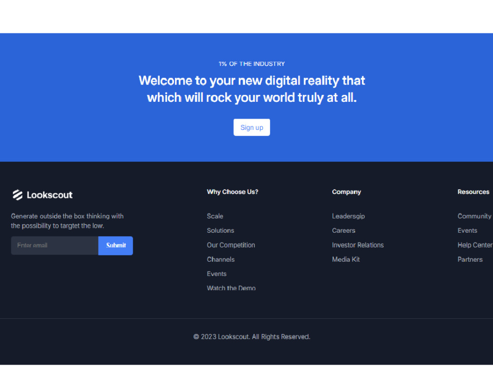 A fully responsive landing page using HTML and Bootstrap or CSS. | Upwork