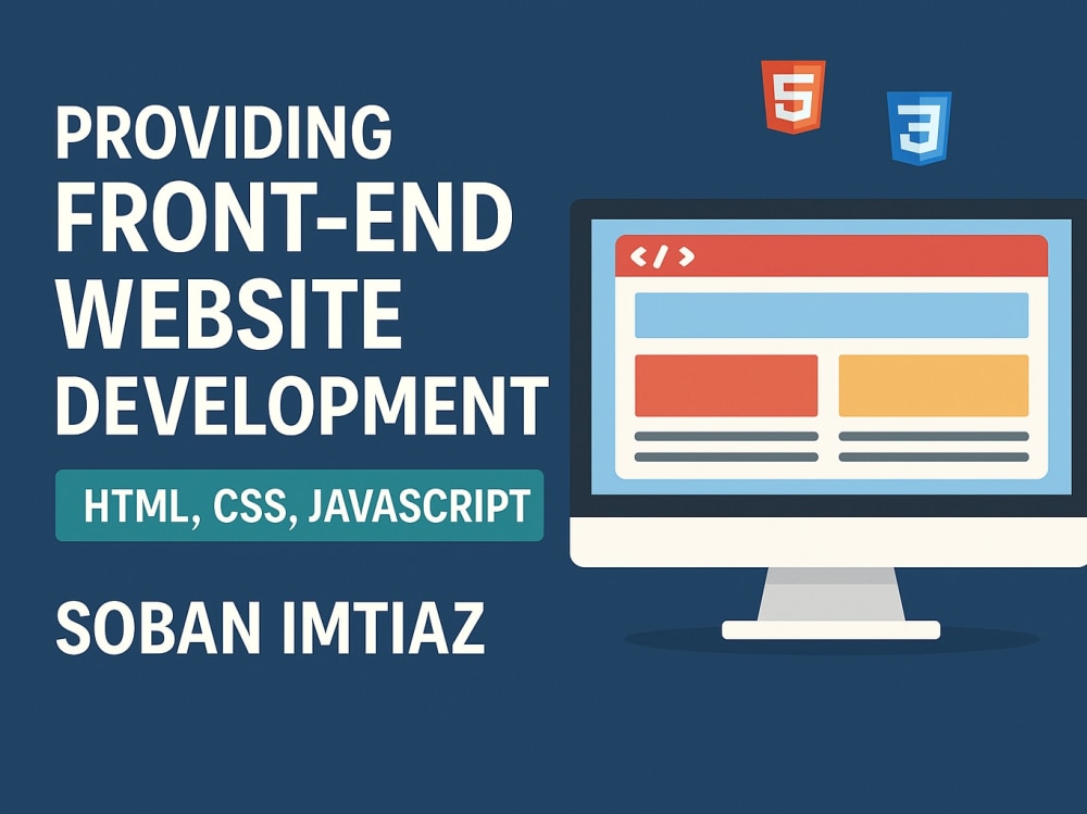 A responsive front-end website built with HTML, CSS, and JavaScript | Upwork