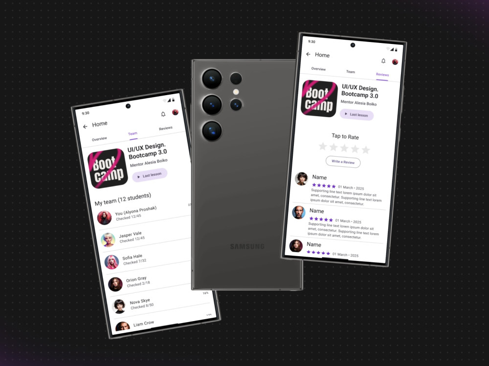Clean and user-friendly UI UX design for your native Android app ...
