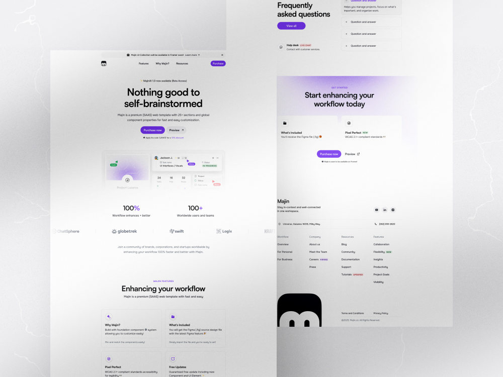 Beautifully designed Figma UI / Web Design Template | Upwork