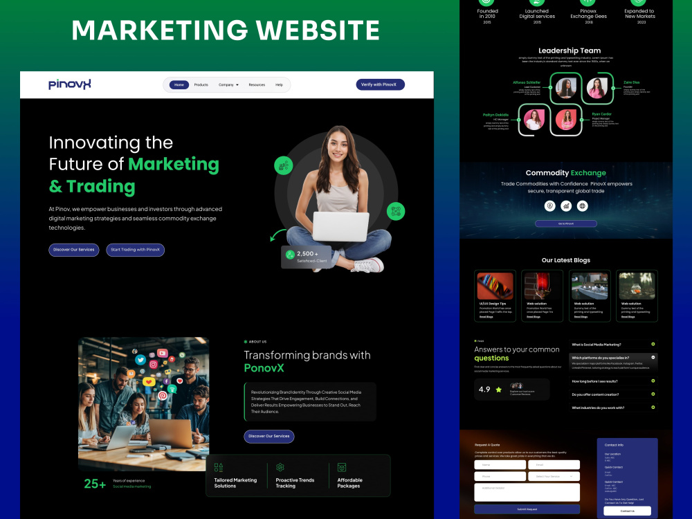 Modern and clean website design in figma | Upwork