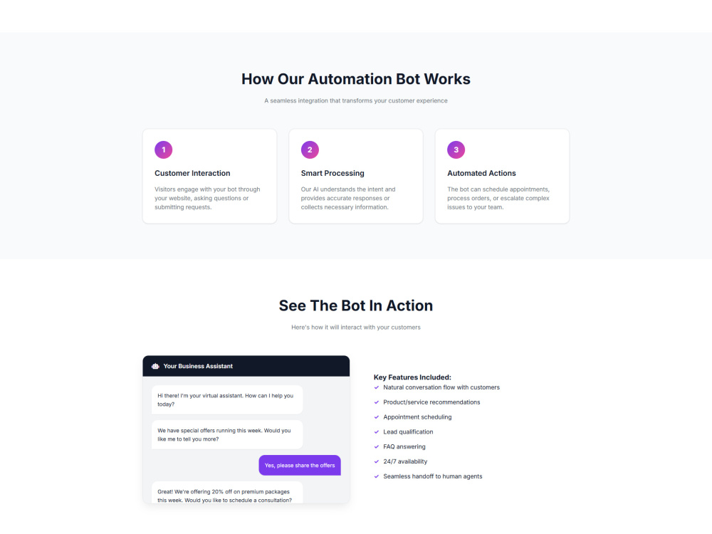 Custom automation bots using PHP, js and gpt API | Upwork