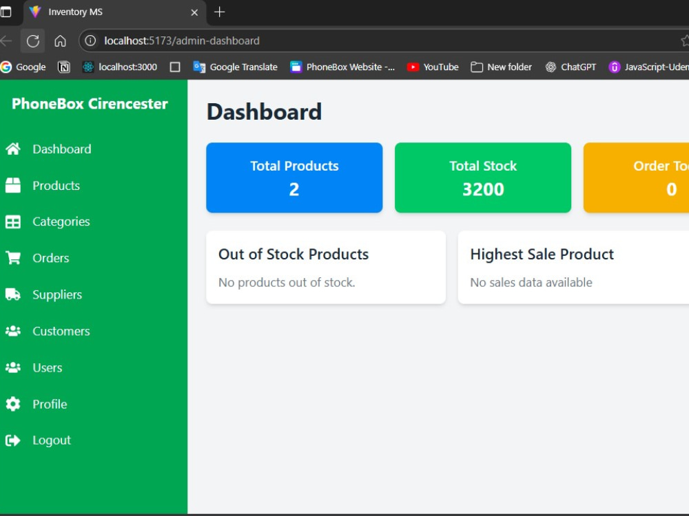 Full Stack Developer | Custom Inventory Management Solutions | Upwork