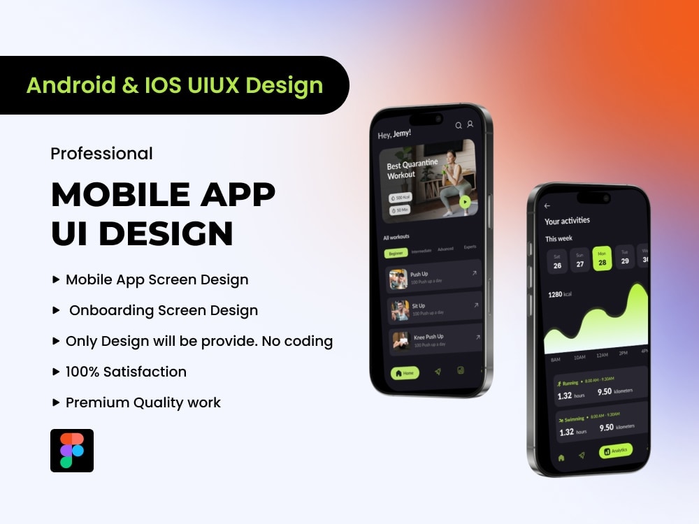 User-Centered Mobile App UI/UX Design | iOS & Android | Figma Expert | Upwork