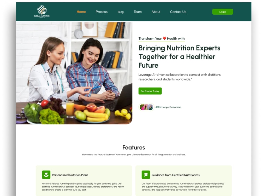 Clean & Engaging Hero Section UI Design for Websites (Figma) | Upwork