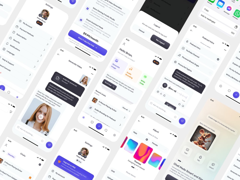 Figma AI Chatbot UI Kit | Upwork