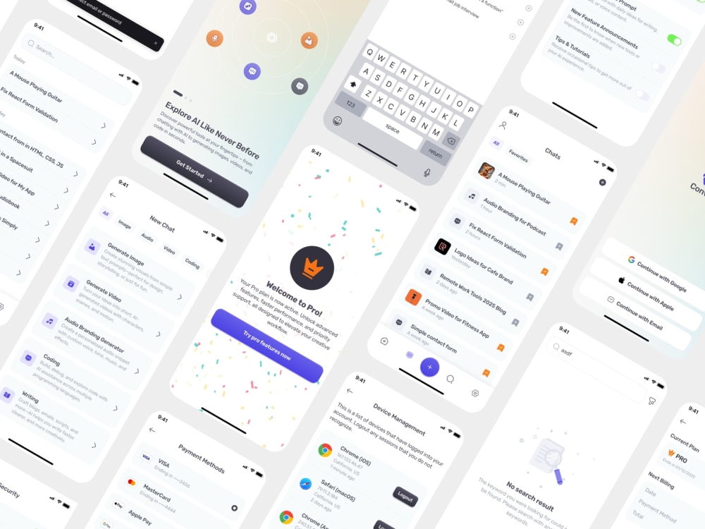 Figma AI Chatbot UI Kit | Upwork