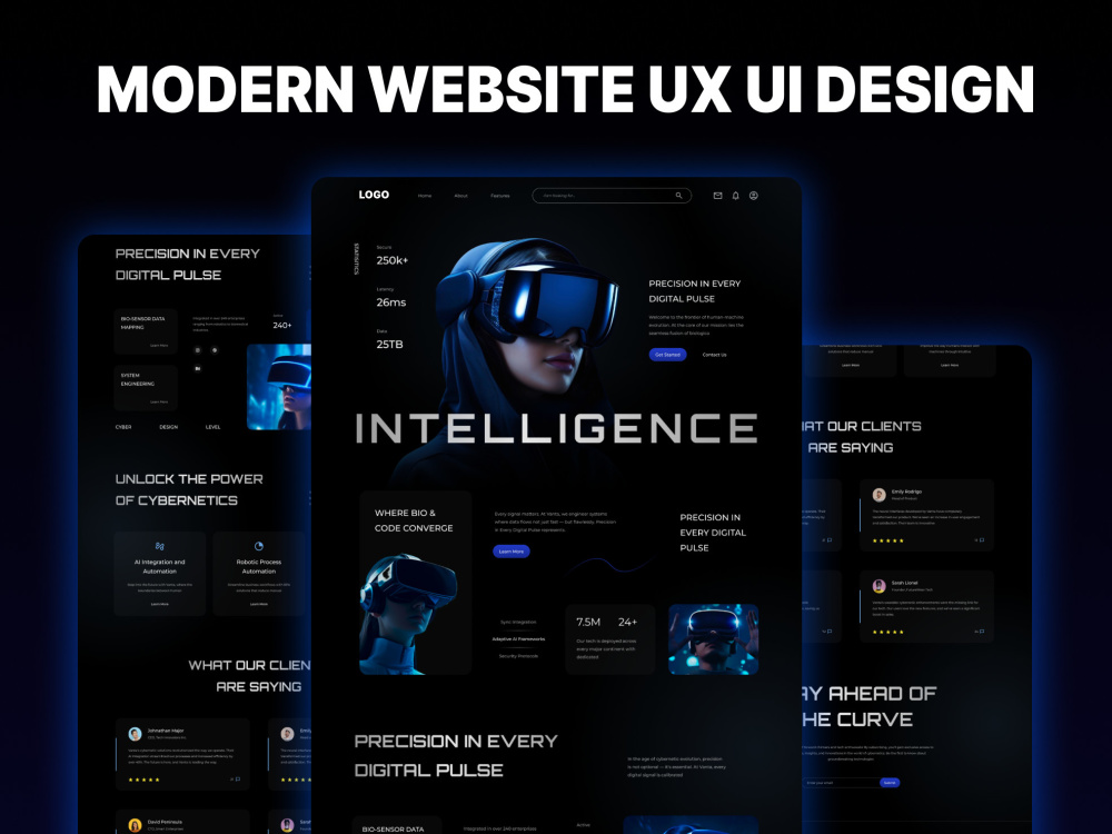A modern blockchain website and app UX UI design | Upwork