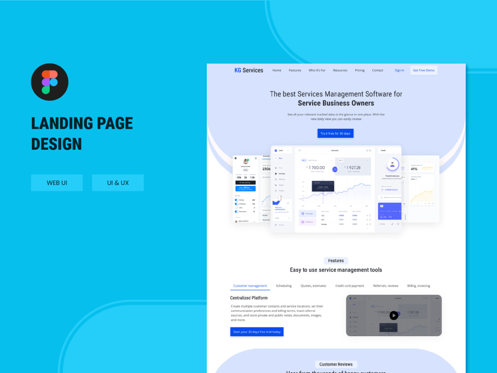 Figma Landing Page Design | Modern, Responsive & High-Converting | Upwork