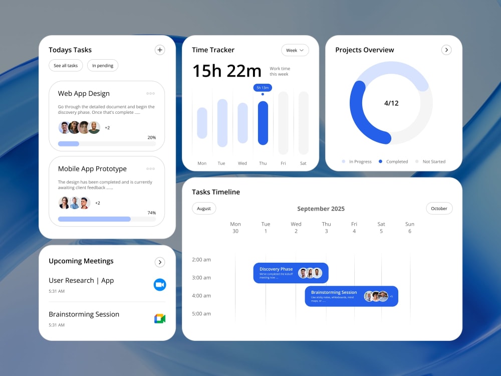 UX/UI Design for Your SaaS Web App | Figma Prototypes & Flow | Upwork