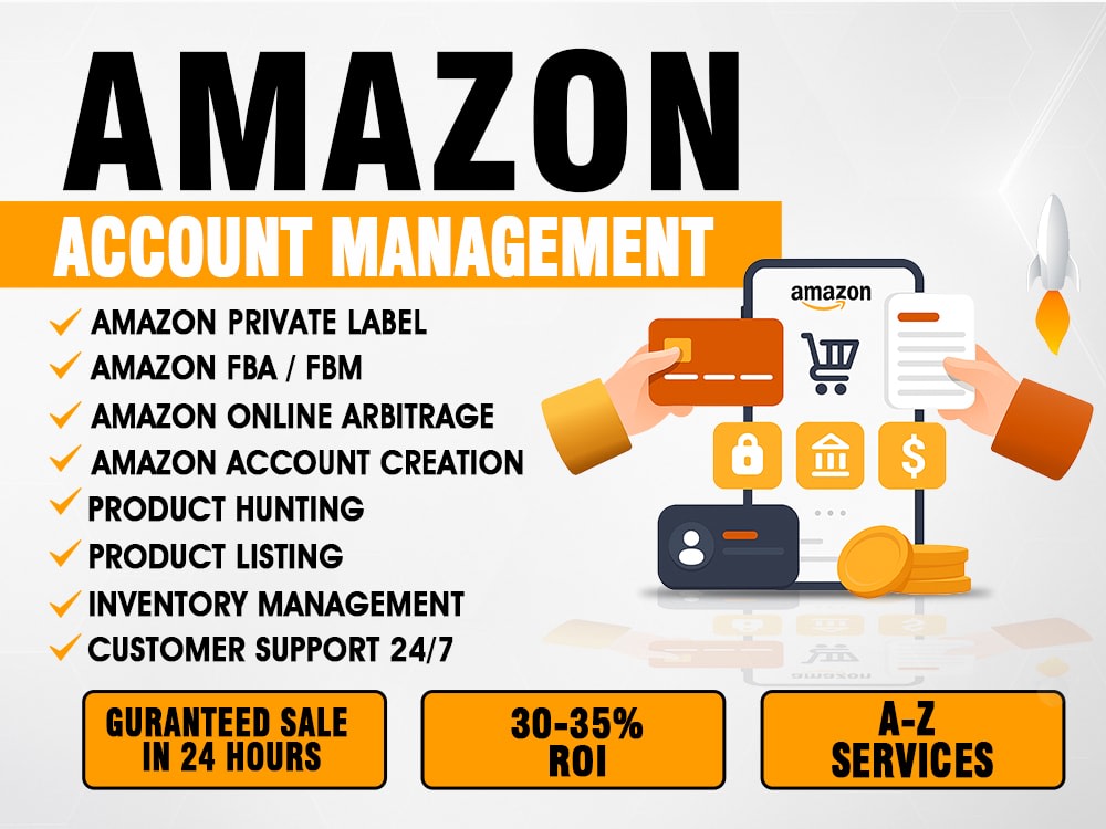 Complete Amazon Store Management (FBA, FBM, Private Label) | Upwork