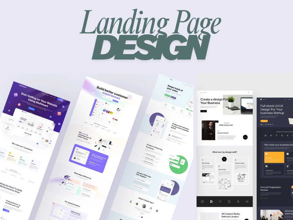 A Custom Landing Page, Responsive, Mobile App Landing Pages | Upwork
