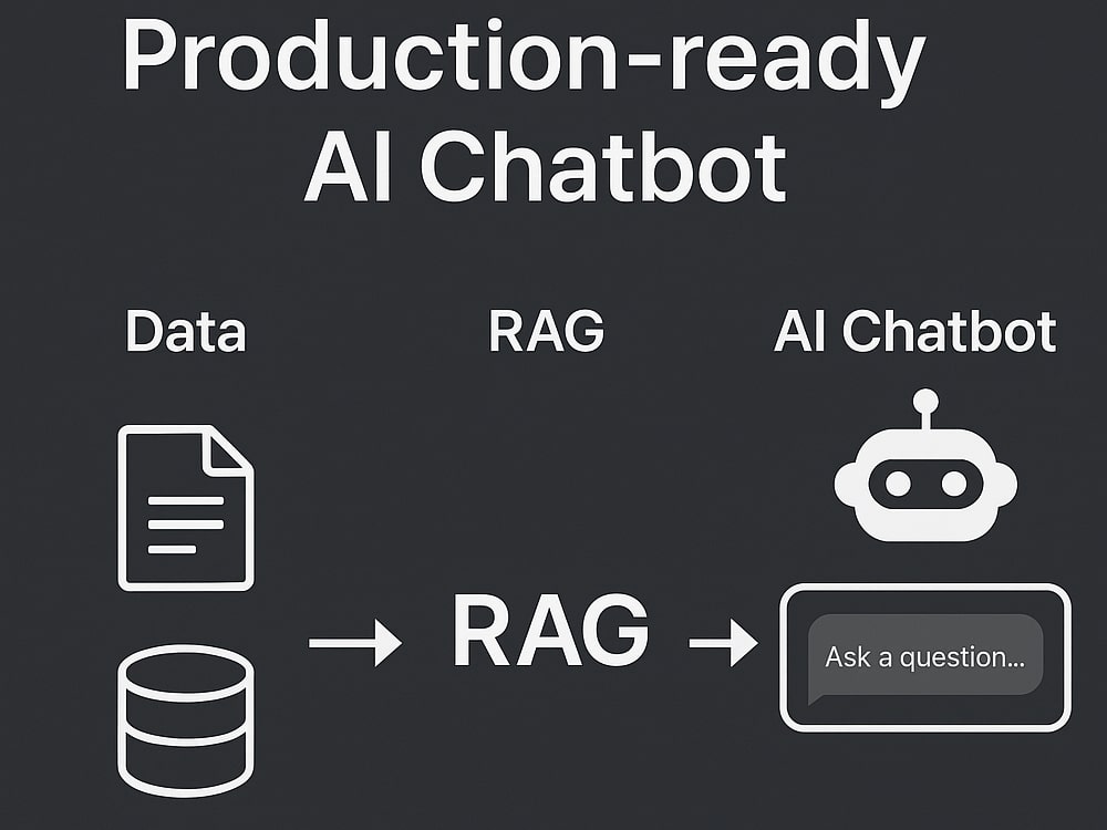 A production-ready AI chatbot with RAG deployed on your server | Upwork