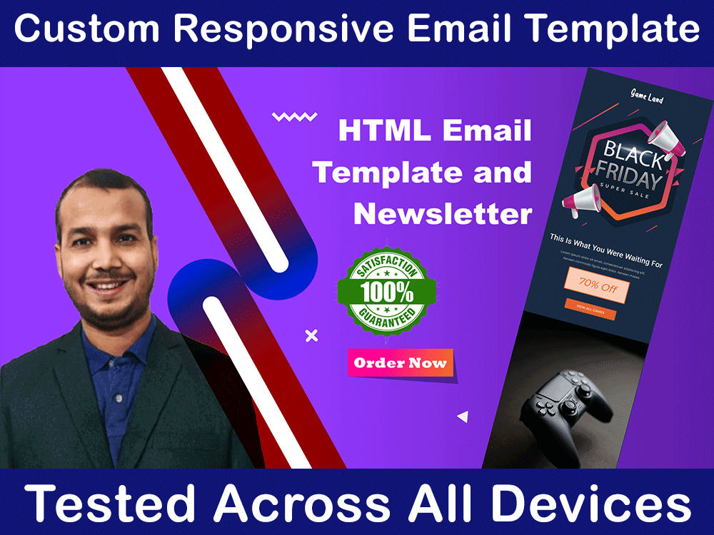 Custom Responsive HTML Email Templates | Tested Across All Devices | Upwork