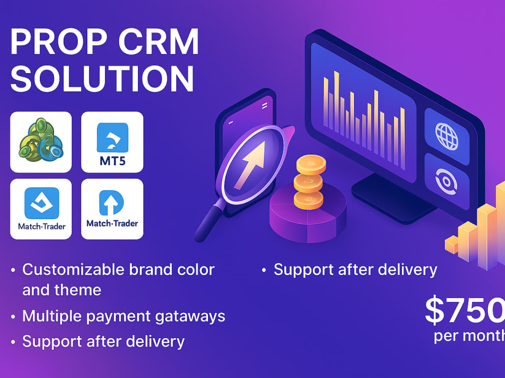 Complete Prop Firm CRM Solution with MT4, MT5 & Match-Trader ...