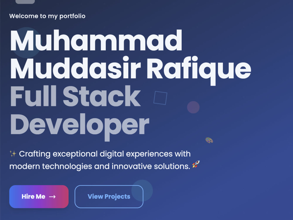 Modern, Responsive Portfolio Website with HTML, CSS, and JavaScript ...