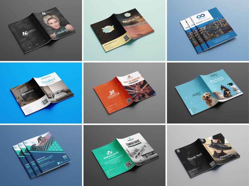 Catalog design, product catalog, annual report design, booklet design ...