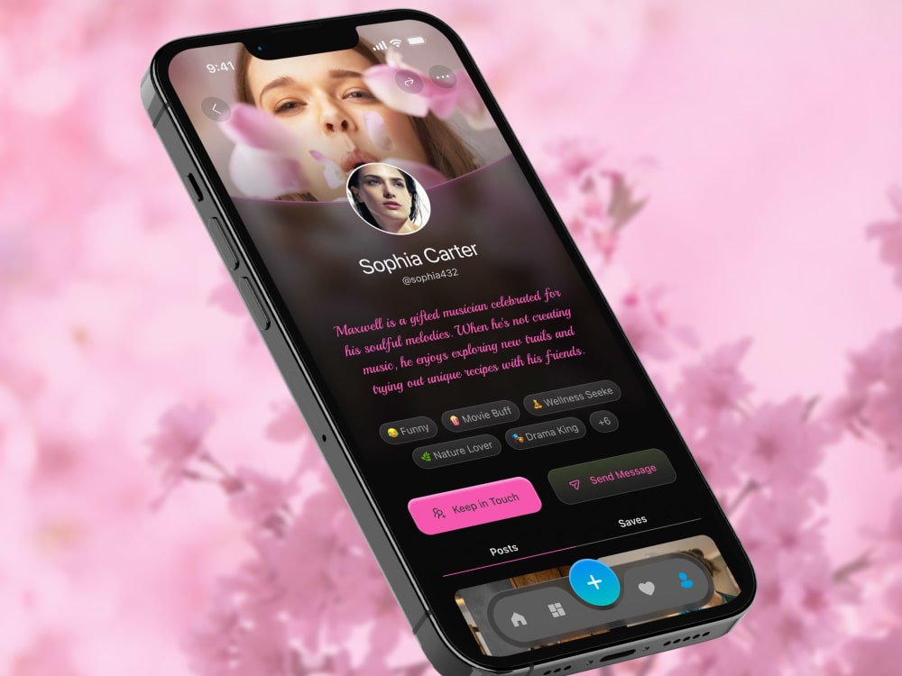 Social Media, Community & Friend Finding App UI/UX Designer | Figma ...