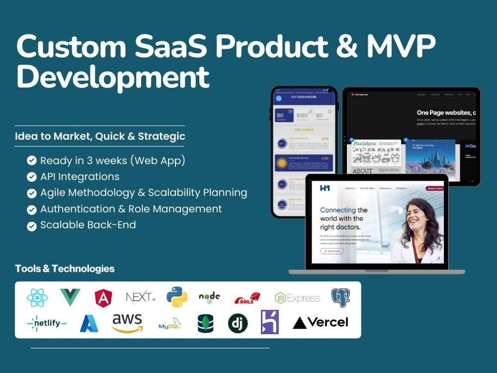 A Custom SaaS Product & MVP Development in just 3 weeks | Upwork
