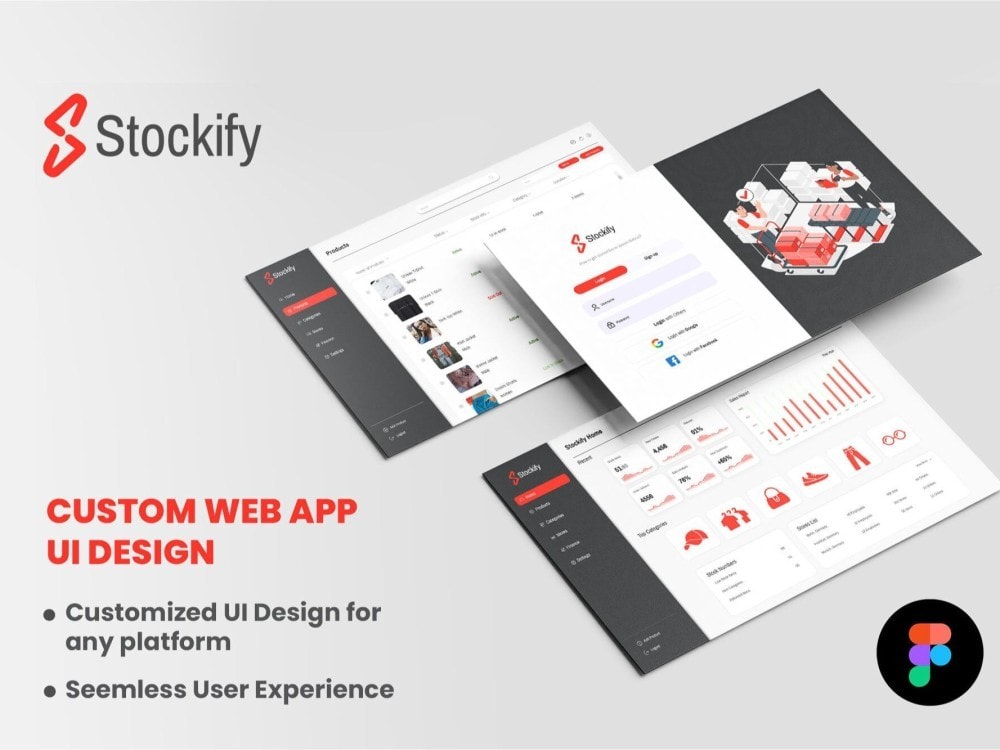 Custom Web App UX UI design for any platform on Figma | Upwork