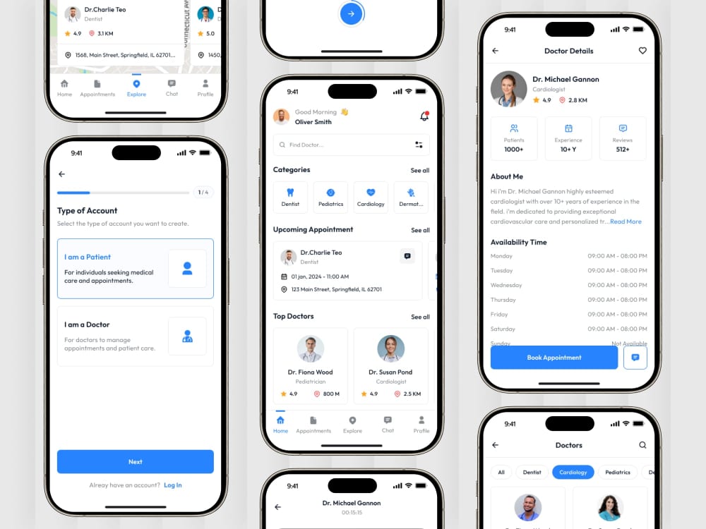 A clean and high-impact mobile app design with smooth user experience ...