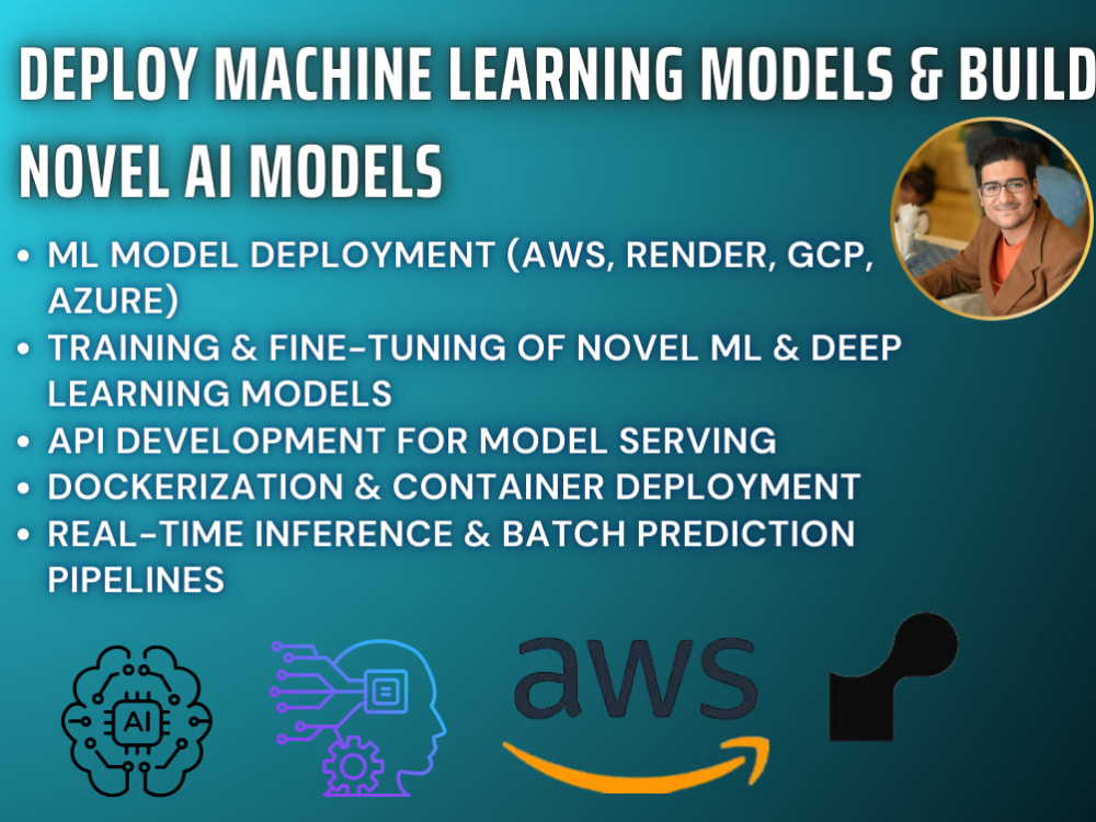 Machine learning model development/deployment, novel AI on AWS/Render/cloud | Upwork