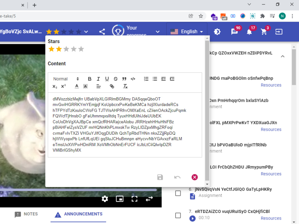 Centralized elearning project (frontend, mobile, backoffice, backend) | Upwork