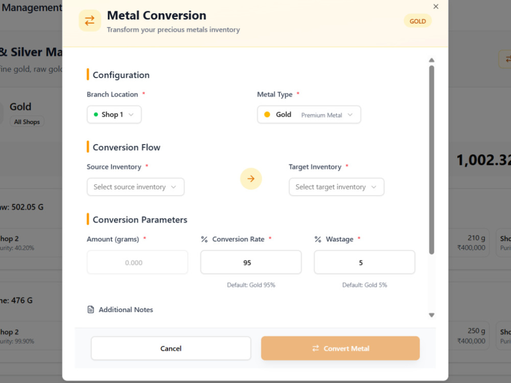 A complete gold & silver business management solution | Upwork