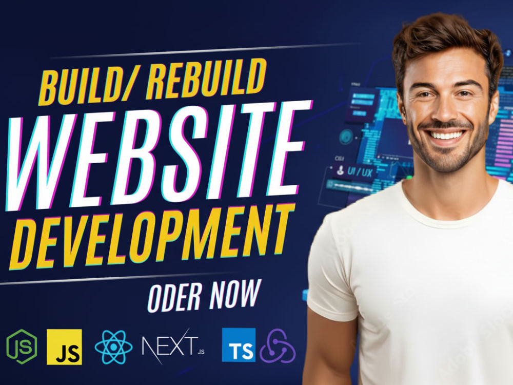 Get professional full stack website development frontend and backend | Upwork