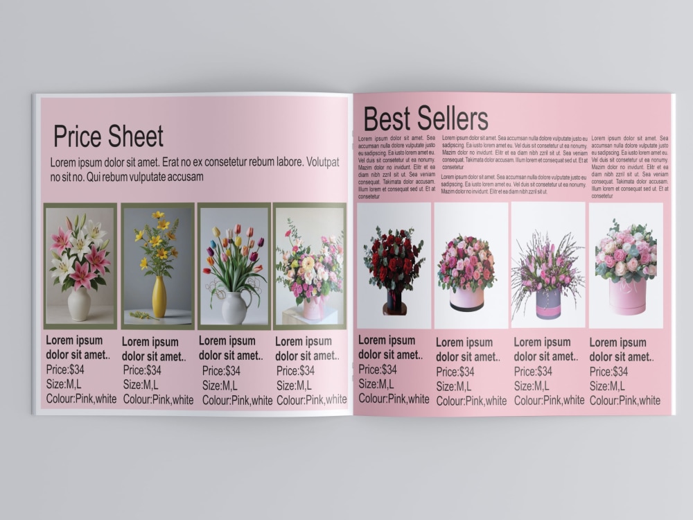 Product Line Sheet Design for Brands & Businesses | Upwork