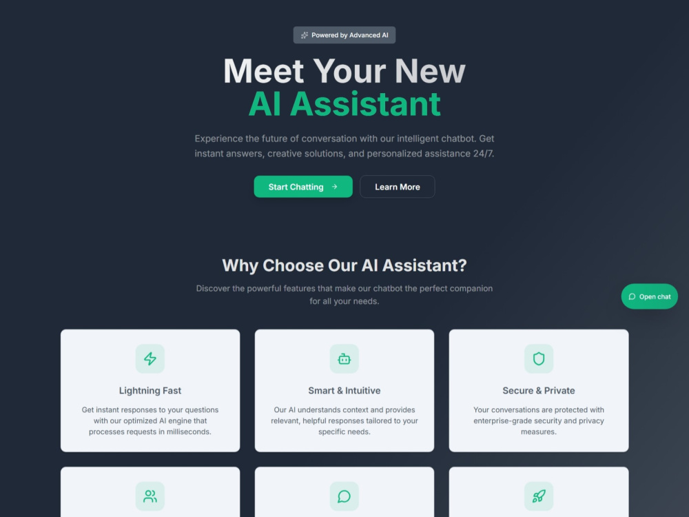 An AI chatbot web app with custom logic | Upwork