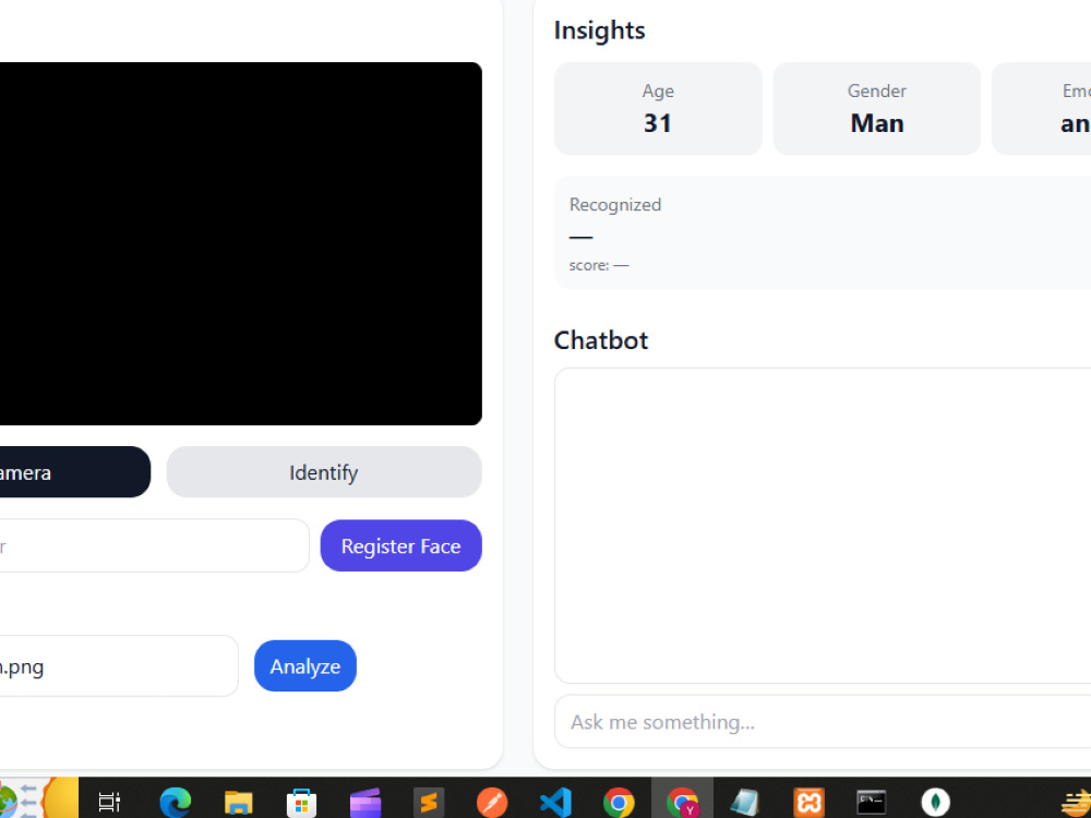 🤖 AI Smart Assistant (Face + Chatbot) | Upwork