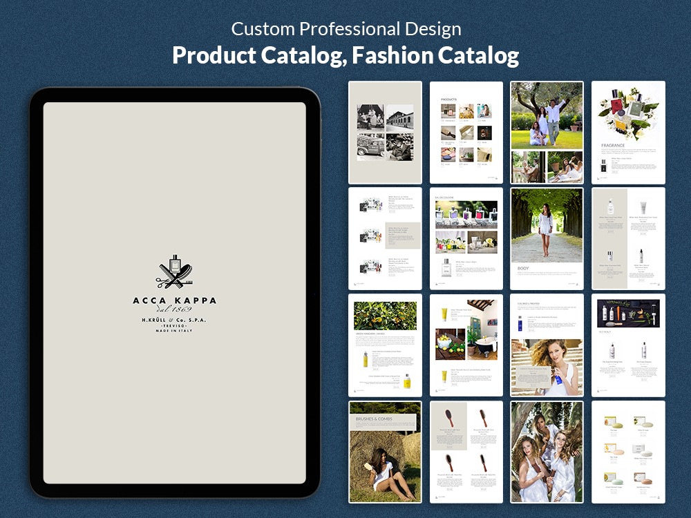 A professional product catalog and fashion lookbook design | Upwork