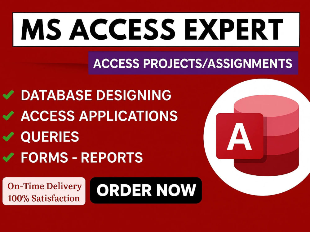 Customized Microsoft Access databases, projects, and tasks. | Upwork