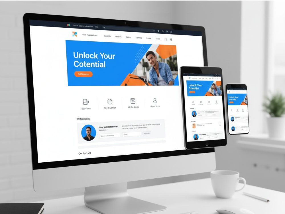 Develop responsive full-stack websites using React, Node.js, MongoDB ...