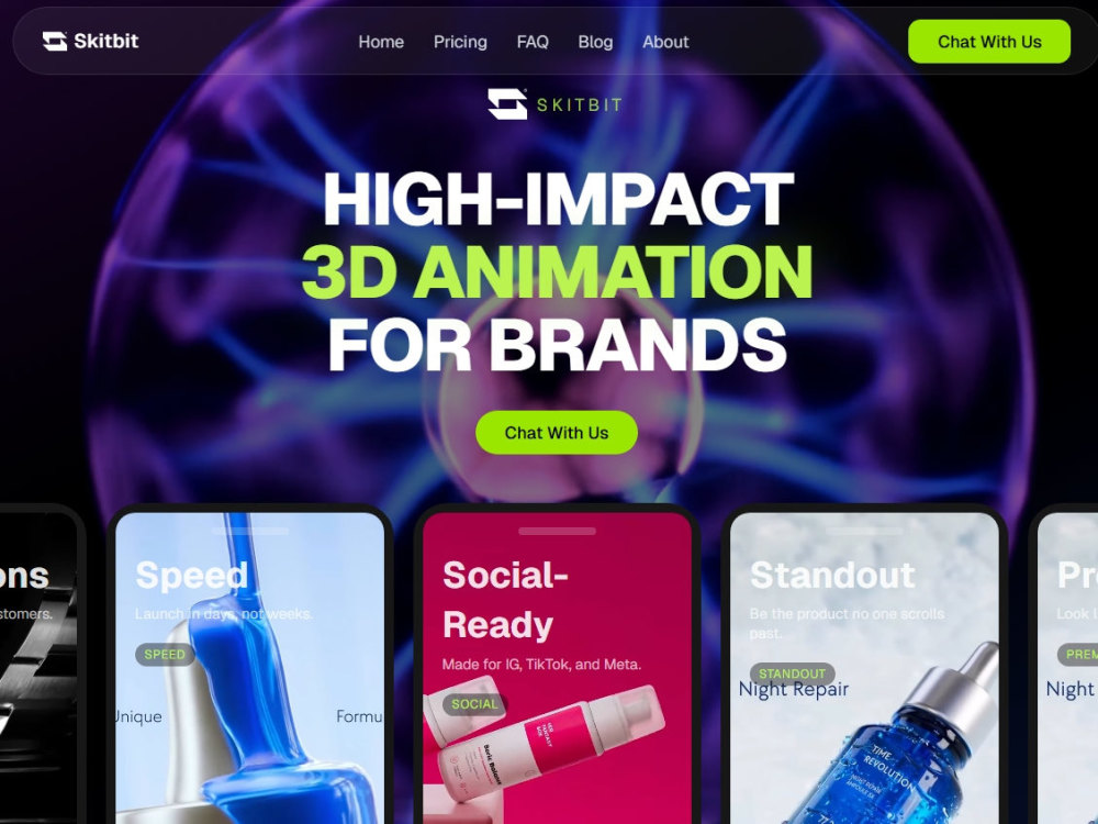 A modern responsive agency website with Next.js & Tailwind CSS | Upwork