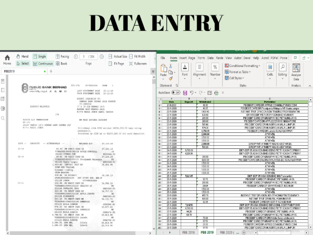 Data Entry | Data Extraction | Upwork