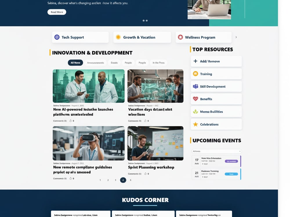 Modern SharePoint Intranet | Modern SharePoint Sites | Upwork