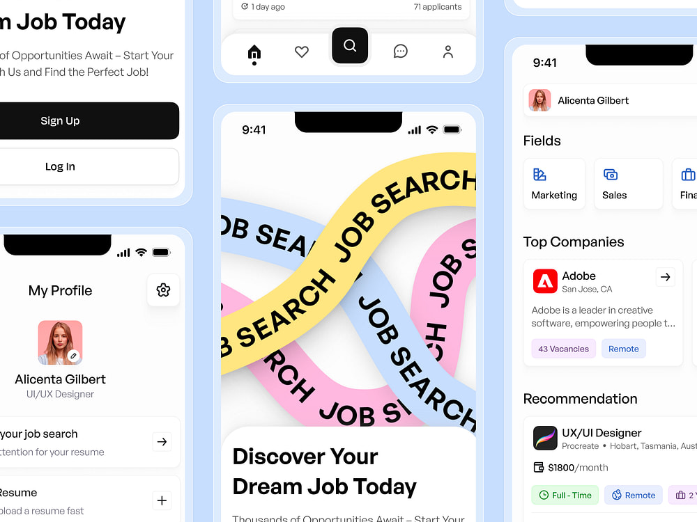 SaaS UX UI Design | UI/UX Mobile App Design | Prototype | Wireframes ...