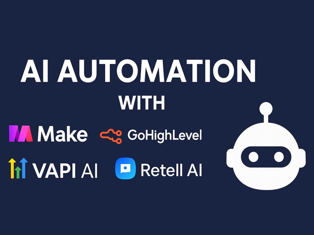 AI automation with Make, n8n, GoHighLevel, VAPI, Retell | Upwork