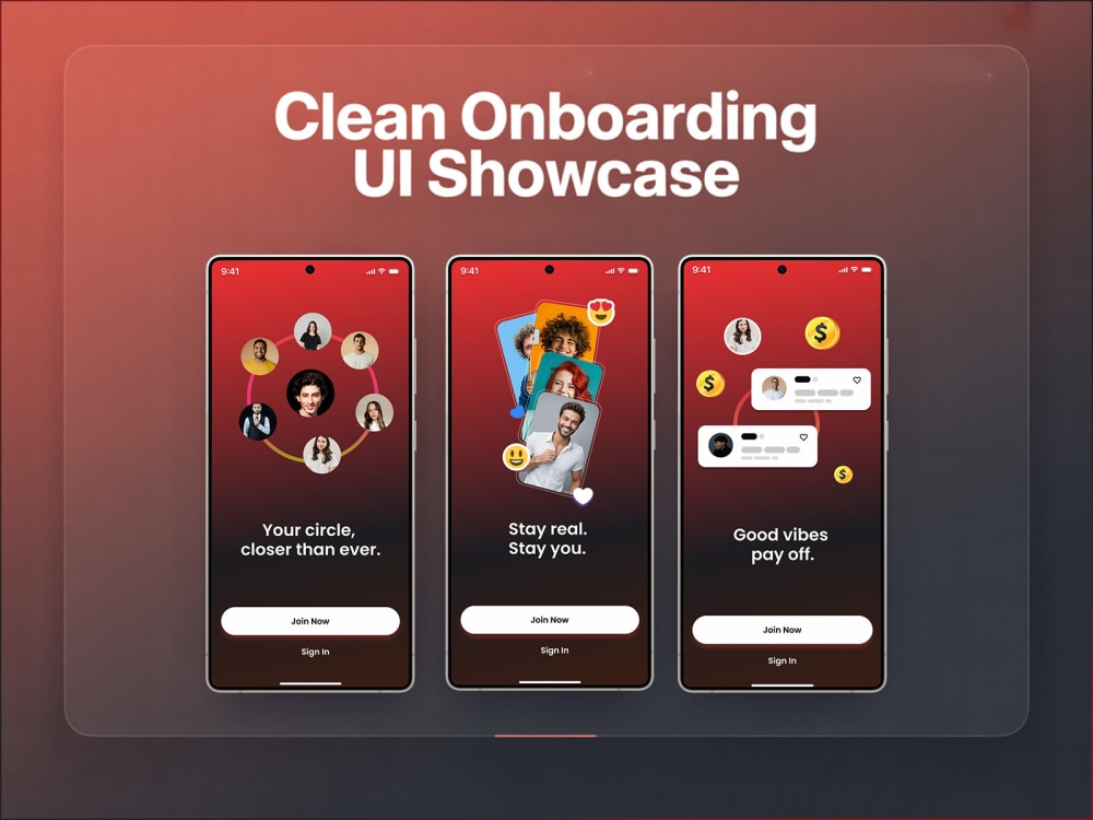 Cross-Platform Onboarding & Intro UI in Figma — iOS & Android Screens | Upwork