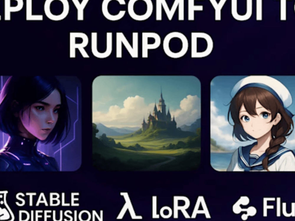 Comfyui deploy runpod api severless stable diffusion controlnet lora flux | Upwork