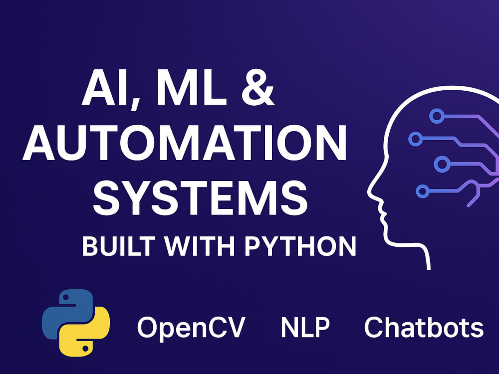 AI, ML & Automation with Python | Computer Vision, NLP & Chatbots | Upwork