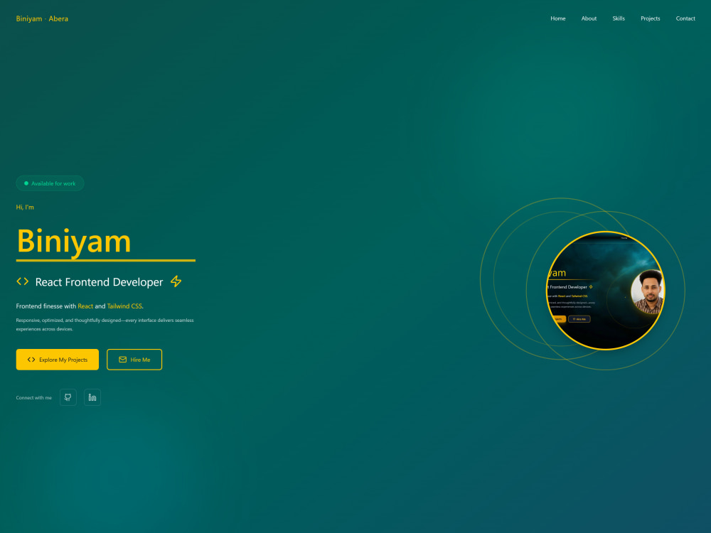 Modern Landing Page – React, Tailwind CSS, SEO & Mobile Optimization | Upwork