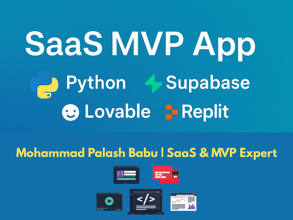SaaS MVP App | Python, Supabase & Lovable / Replit | Upwork