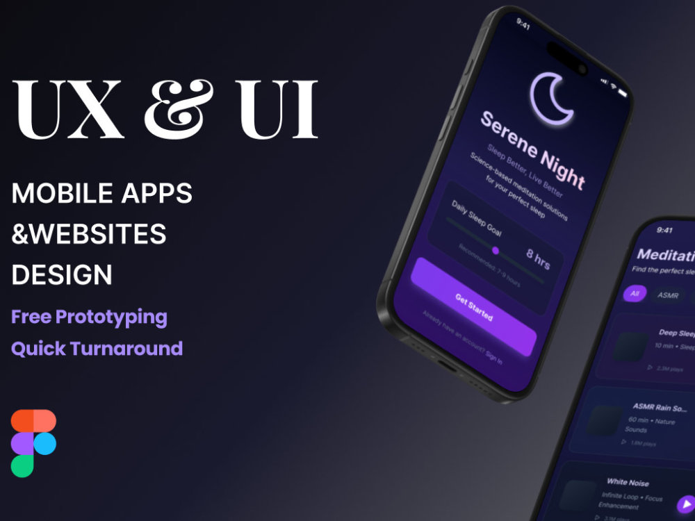A high-converting mobile and web UI/UX design prototype in Figma. | Upwork