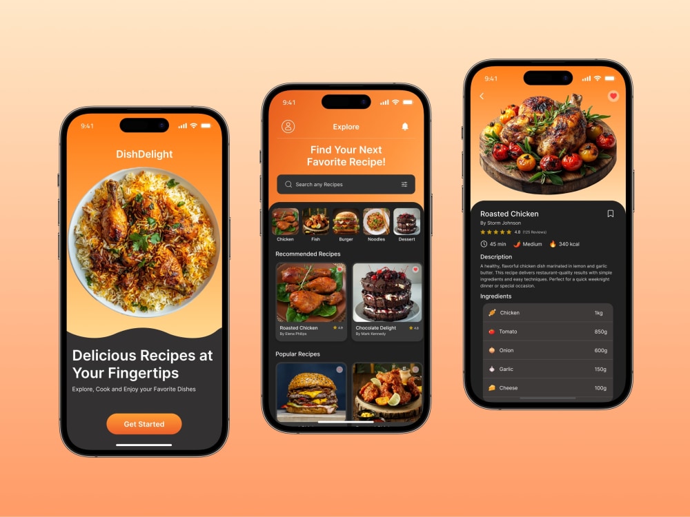 Restaurant and Food Websites Design | Food delivery or Food order ...