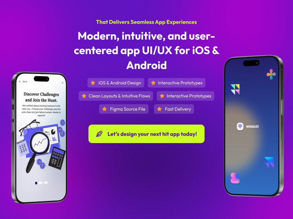 Modern & User-Friendly Mobile App UI/UX Design (iOS + Android) | Upwork